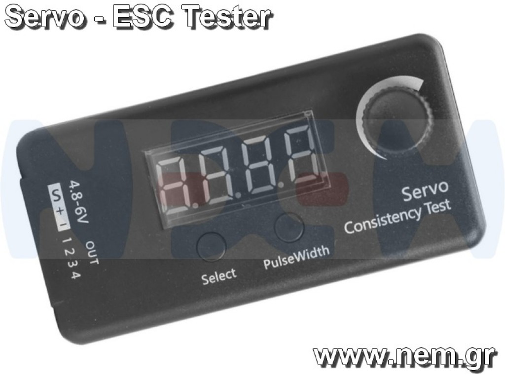 Servo Tester Digital with LCD Screen, 3-Modes, for RC Airplanes ...