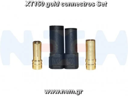 Connector XT150 Female and Male 1x Pair -Black