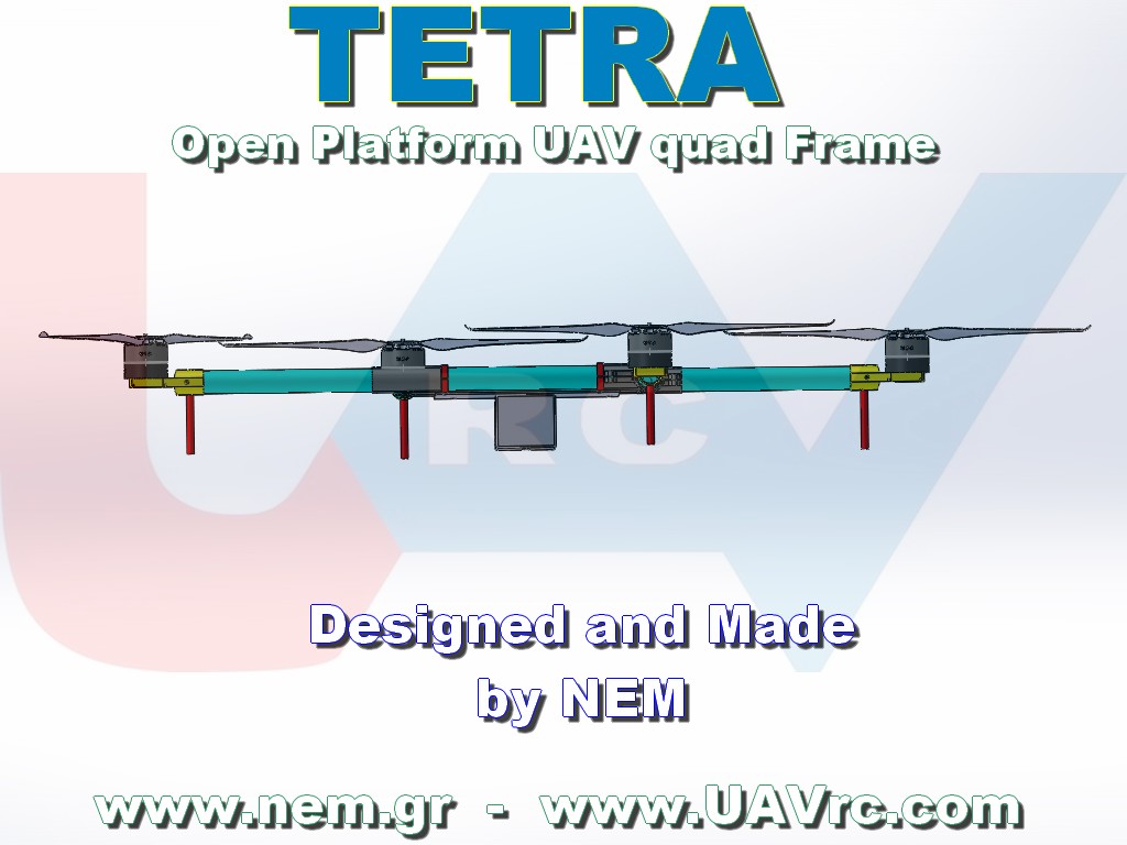 TETRA an Open Platform UAV Octocopetr Frame by nem, Tetraktys ...