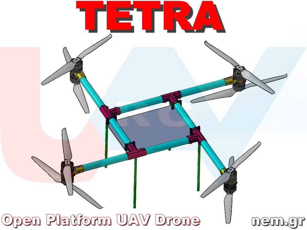 TETRA an Open Platform UAV Octocopetr Frame by nem, Tetraktys ...