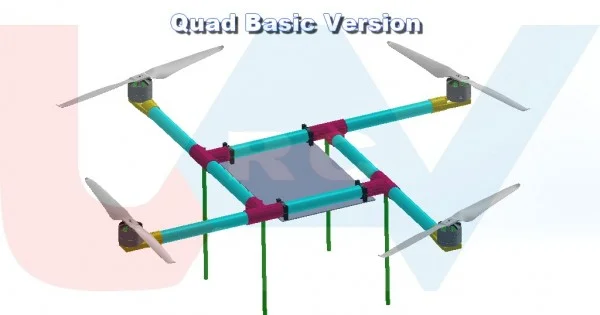 TETRA an Open Platform UAV Quadcopetr Frame by nem, Tetraktys ...