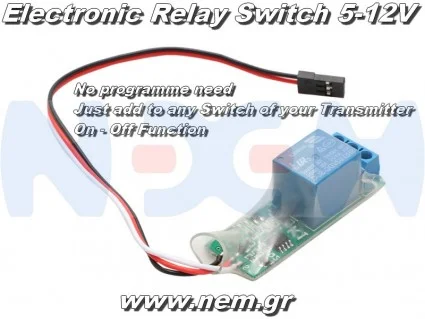 PPM Electronic Relay Switch Module -for RC Models Airplanes ...